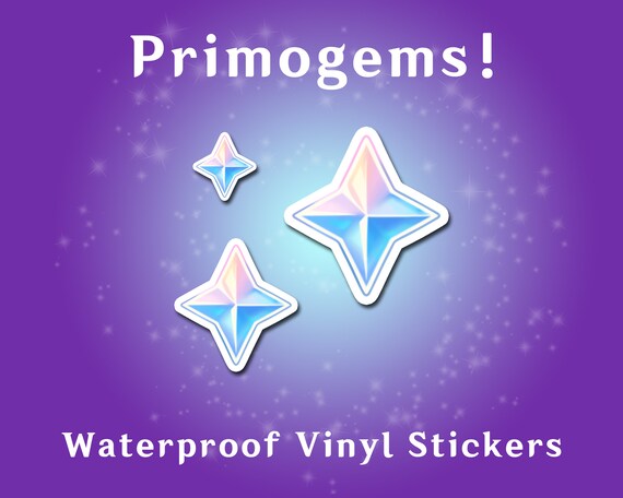 Primogem Stickers Genshin Impact Stickers Waterproof Vinyl - Etsy