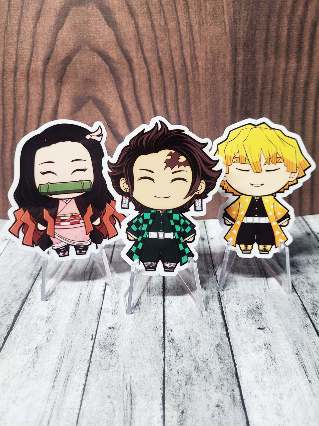 Demon Slayer Vinyl Stickers | Waterproof Vinyl Stickers | 3" Chibi ...