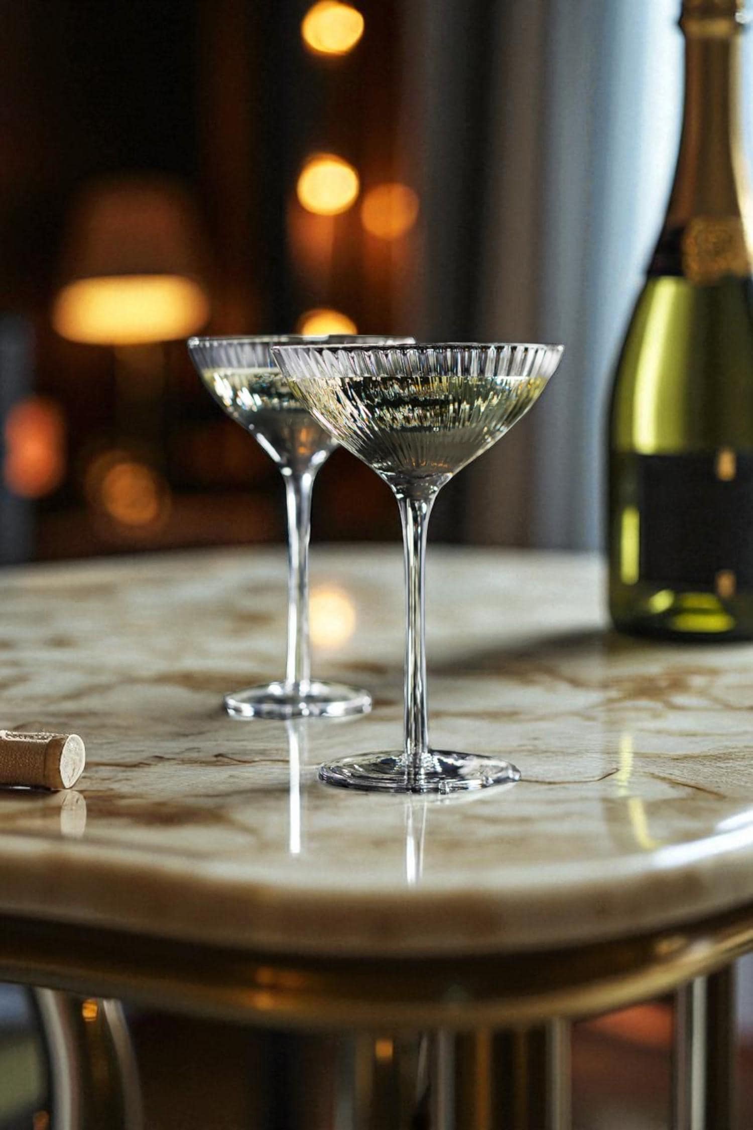 Vintage Inspired Champagne Coupe Glasses | 1920s Style | Set of 6 ...