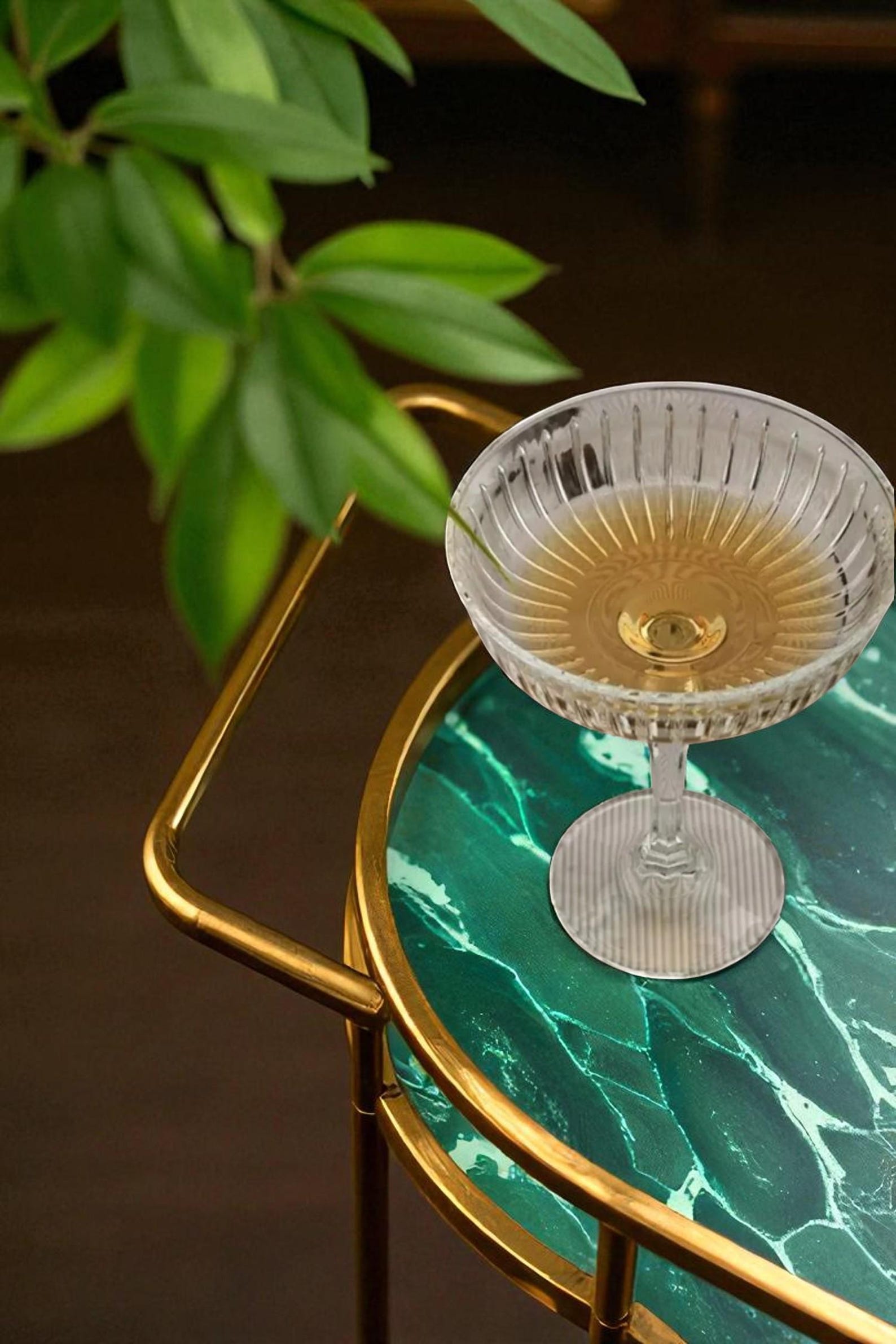 Marcel - Vintage Inspired Champagne Coupe Set of 4 | Timeless Barware ...