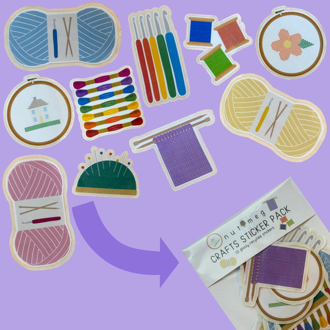 Craft Sticker Pack - Glossy - Etsy
