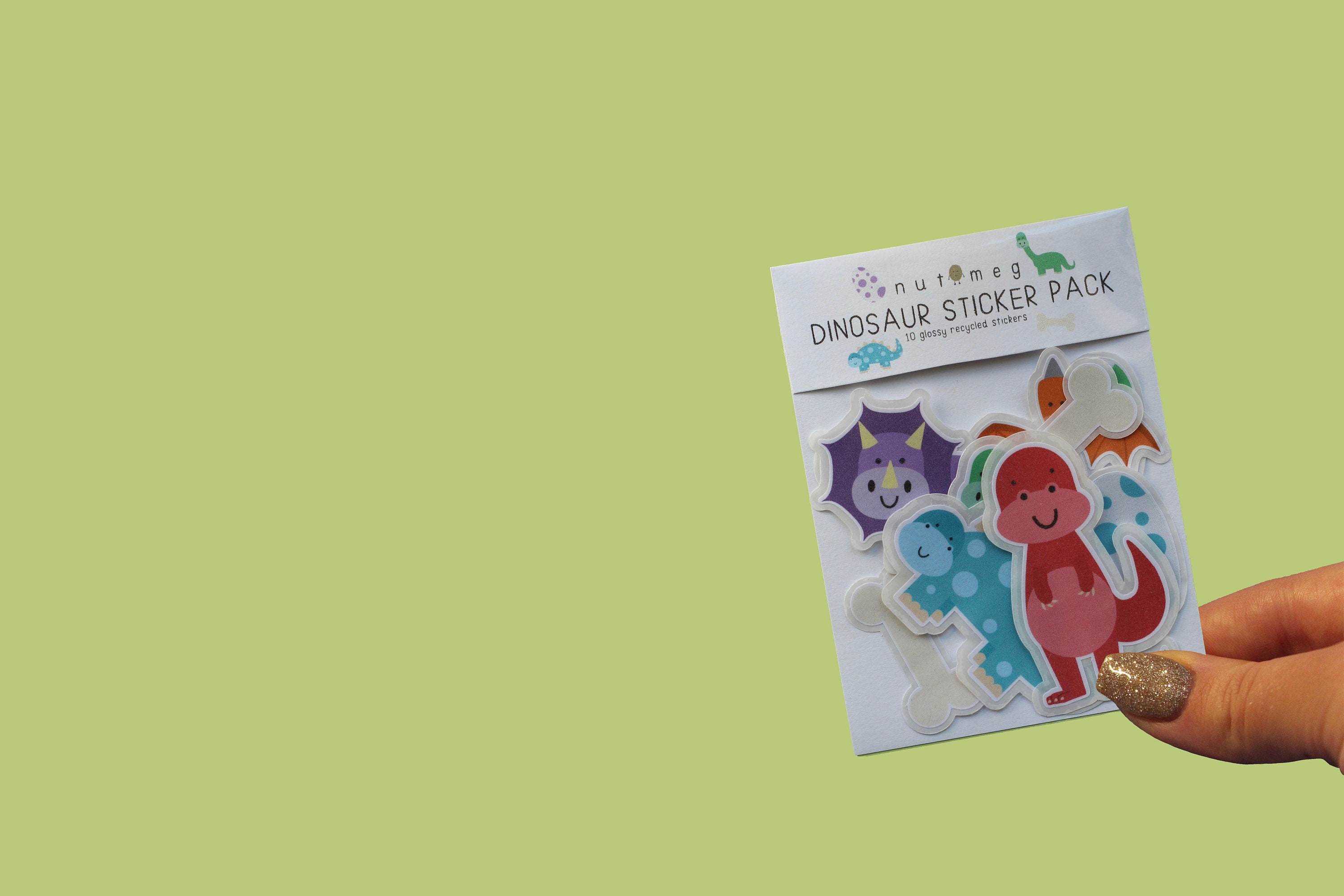 Dinosaur Sticker Pack - Glossy - Etsy