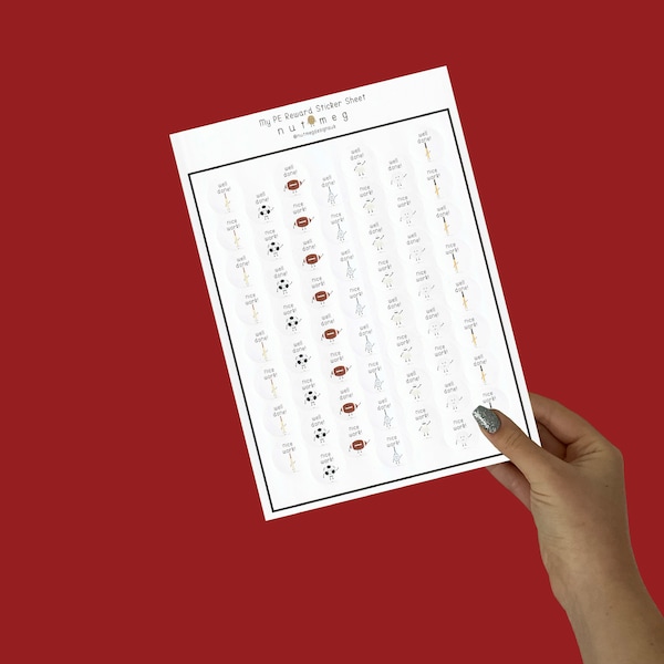 Pe Teacher Stickers - Etsy