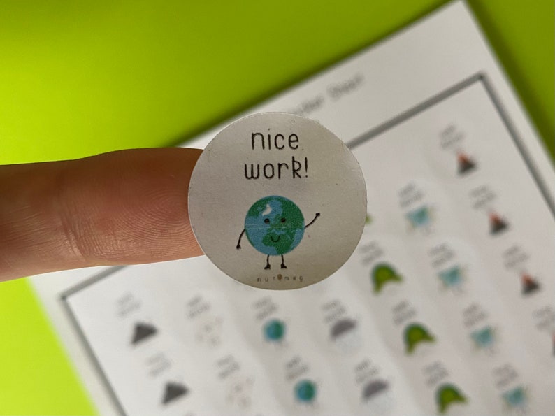 Geography Teacher Reward Stickers - 3 Sheets - 168 Stickers - Etsy UK