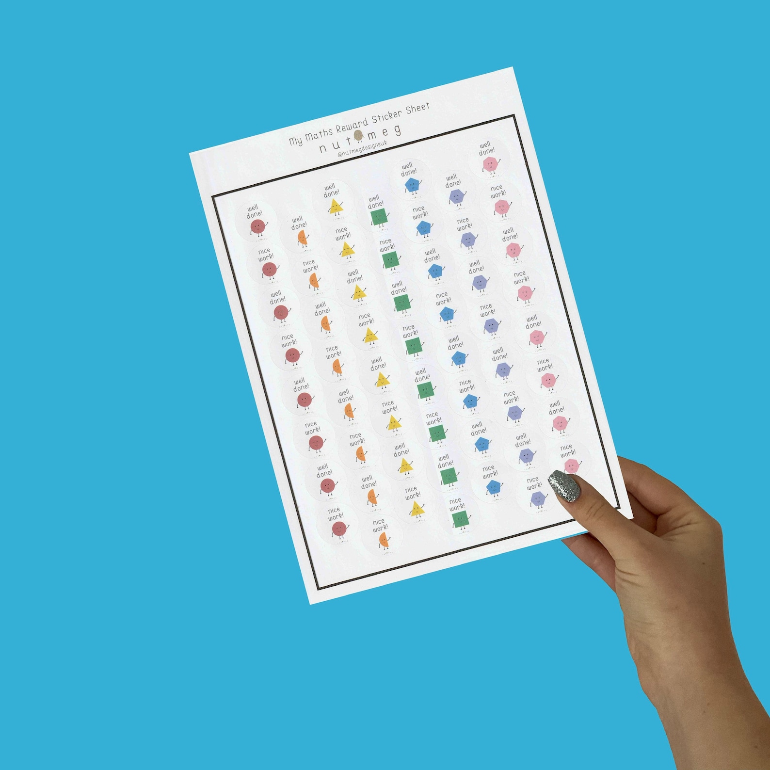 Maths Teacher Reward Stickers - 3 Sheets - 168 Stickers - Etsy UK