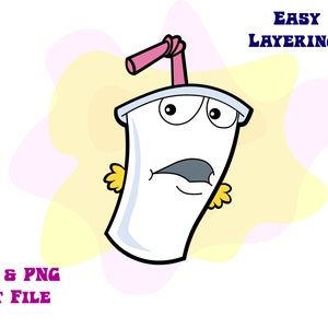 Master Shake SVG, Cricut, Silhouette, Cut File, Cartoon Clip Art, Adult ...
