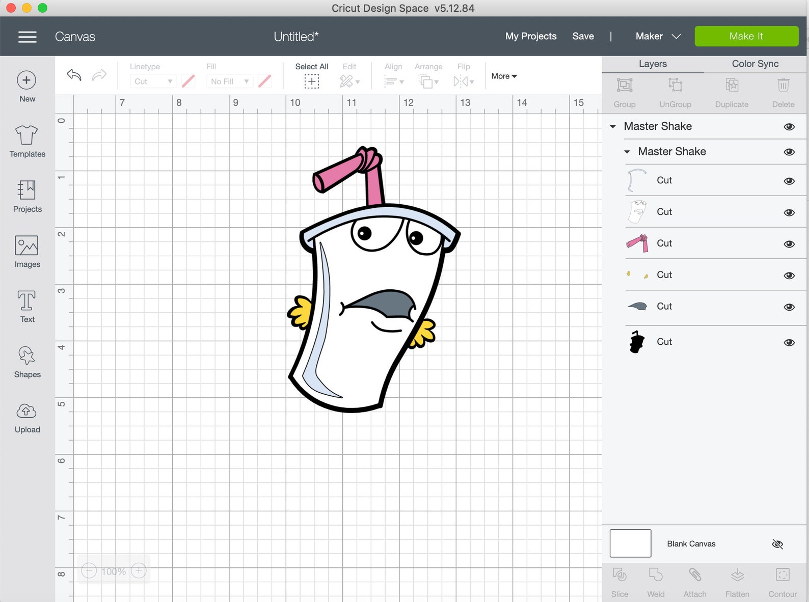 Master Shake SVG, Cricut, Silhouette, Cut File, Cartoon Clip Art, Adult ...