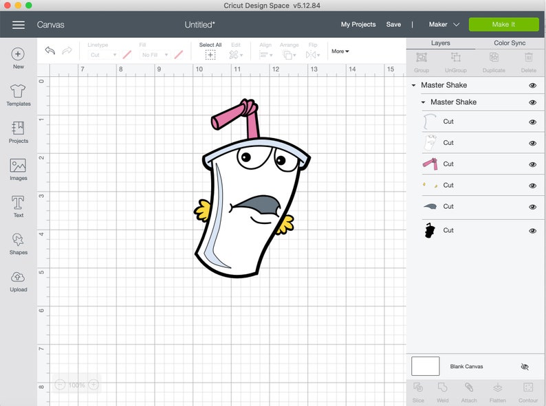 Master Shake SVG, Cricut, Silhouette, Cut File, Cartoon Clip Art, Adult ...
