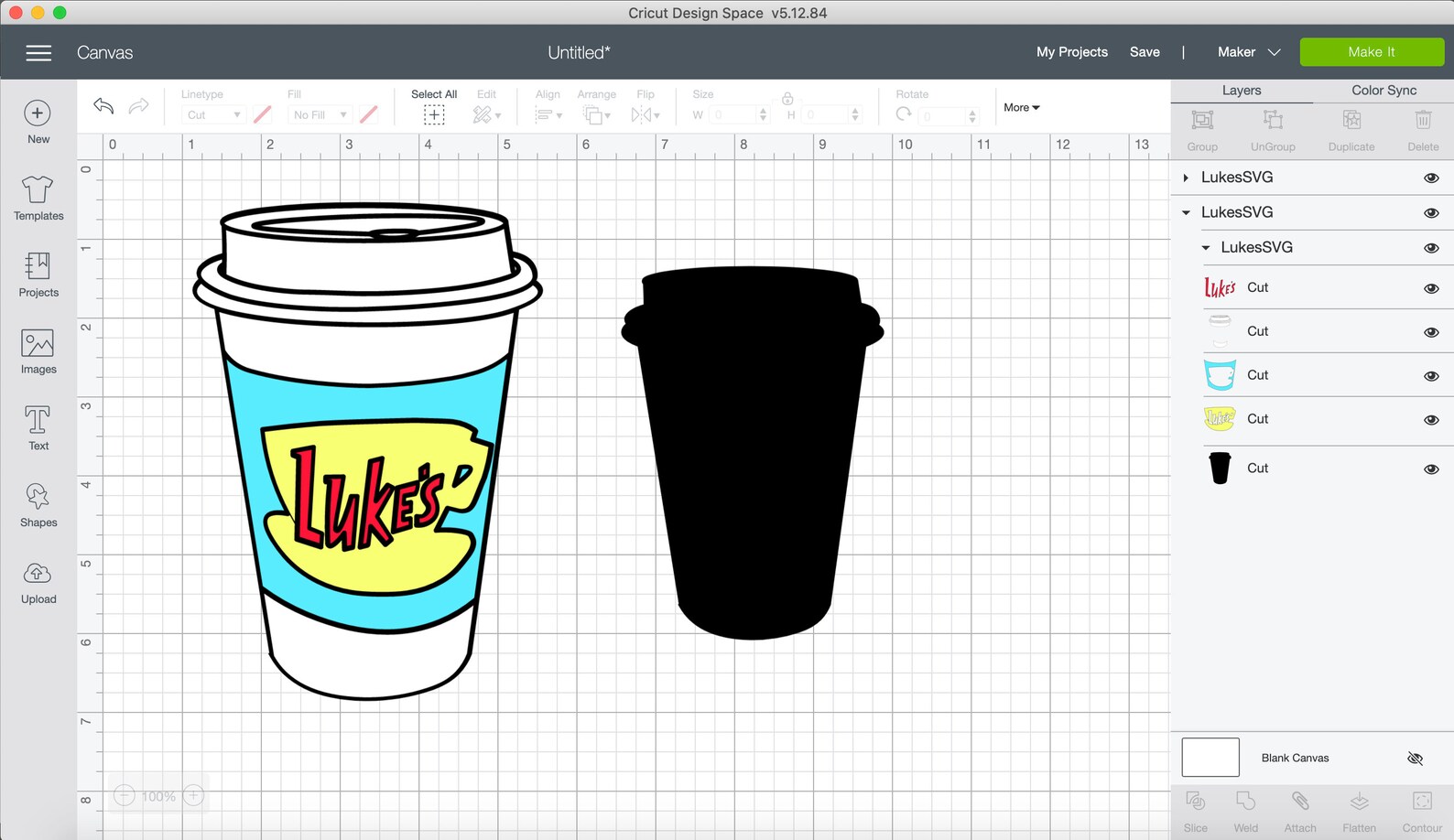 Gilmore Girls Cricut Cut File, SVG, PNG, Lukes Diner SVG - Etsy