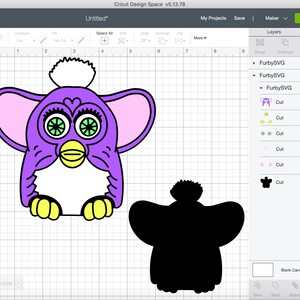 Furby Happy Meal Toy SVG, PNG, Cricut Cut File, 90s Cut File, Mcdonald ...