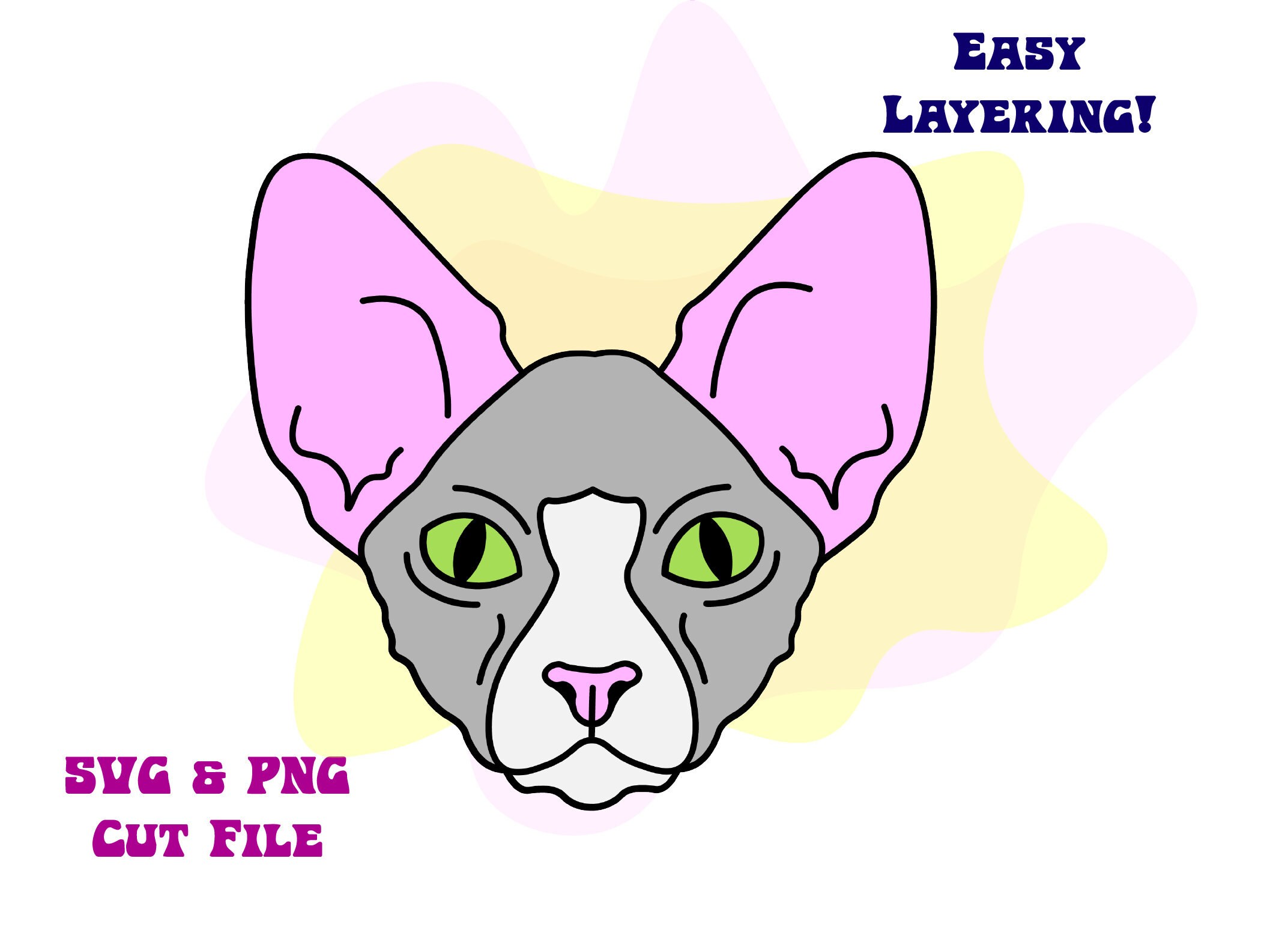 Sphynx Cat SVG, PNG, Cricut Cut File, Cat SVG, - Etsy España