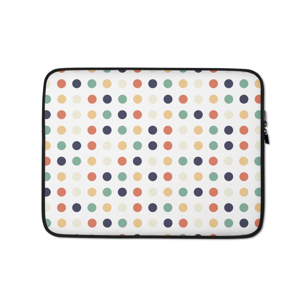 Laptop Sleeve With Colorful Dot Marix Design - Etsy
