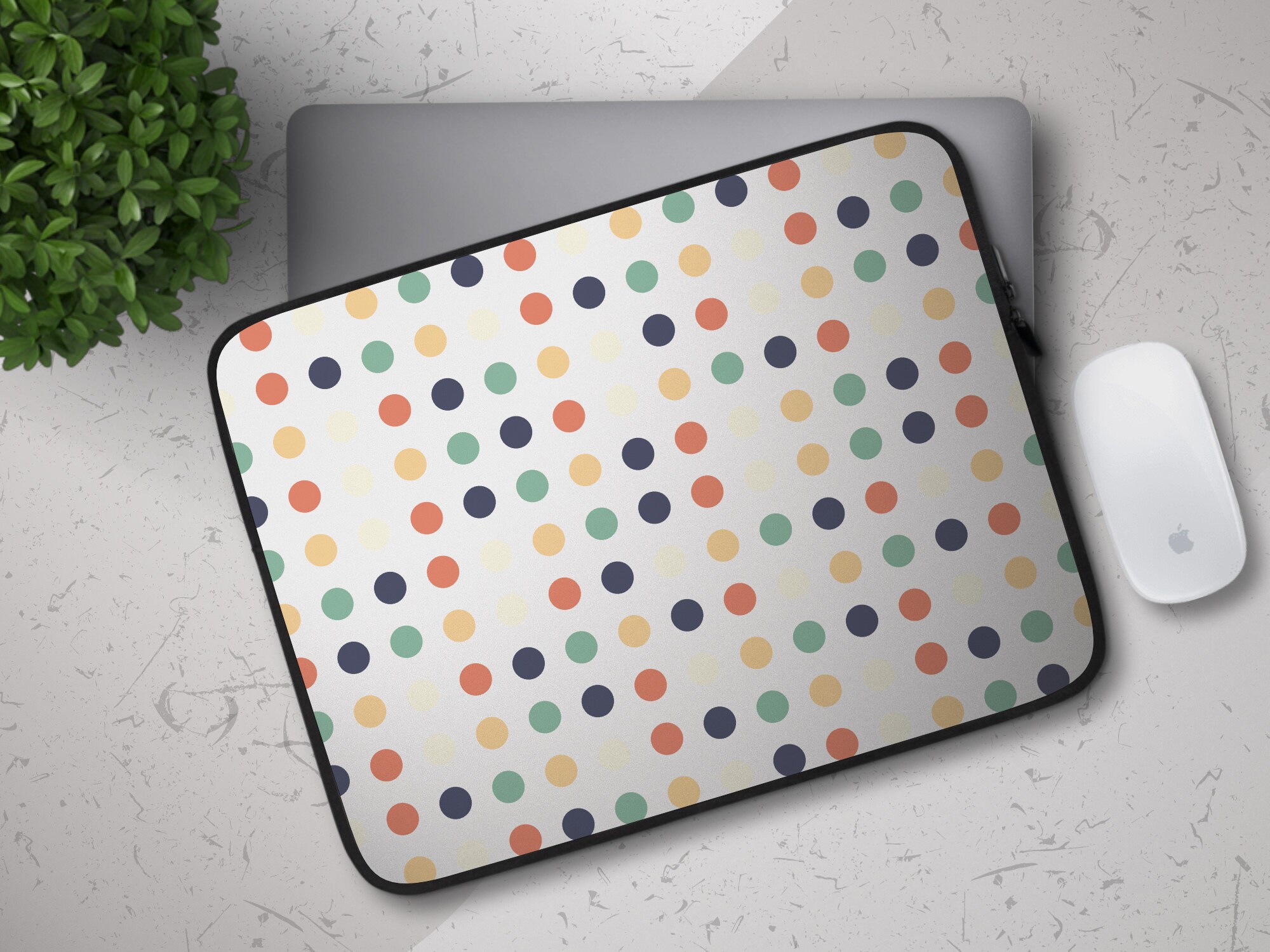 Laptop Sleeve With Colorful Dot Marix Design - Etsy