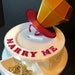 Custom Make 3D Printed Ring Pop Jewelry Cake Box-gift for Anniversary ...