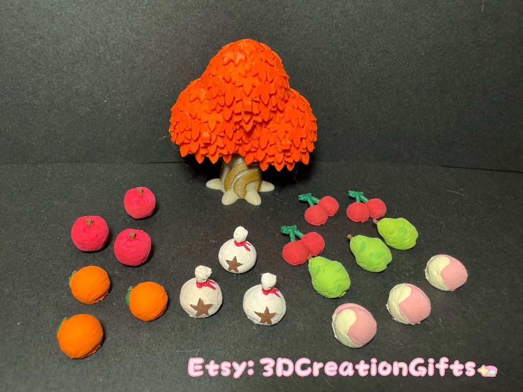 ACNH Animal Autumn Trees - Bell Bag, Apple, Pear, Orange, Peach, Cherry ...