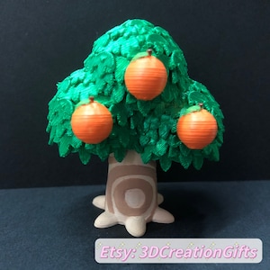 ACNH Animal Trees - Bell Bag, Apple, Pear, Orange, Peach, Cherry - Etsy