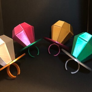 Custom Make 3D Printed Ring Pop Jewelry Cake Box-gift for Anniversary ...