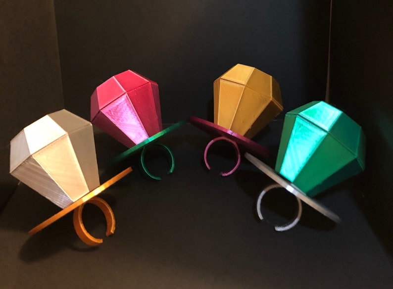 Custom Make 3D Printed Ring Pop Jewelry Cake Box-gift for Anniversary ...