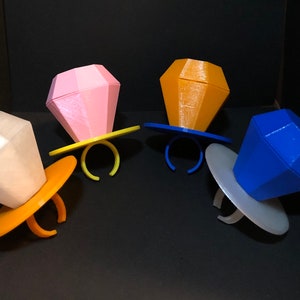 Custom Make 3D Printed Ring Pop Jewelry Cake Box-gift for Anniversary ...