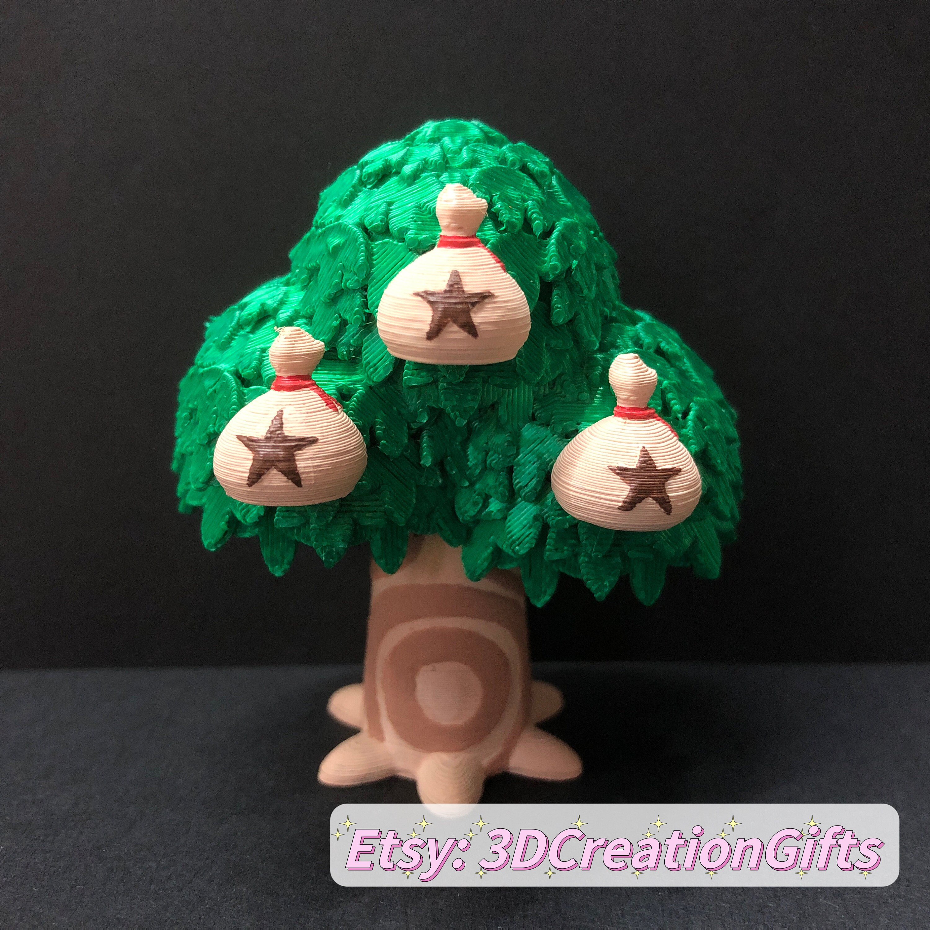 ACNH Animal Trees - Bell Bag, Apple, Pear, Orange, Peach, Cherry - Etsy