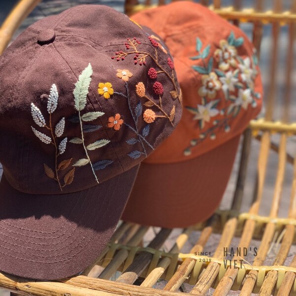 Flower Baseball Cap - Etsy