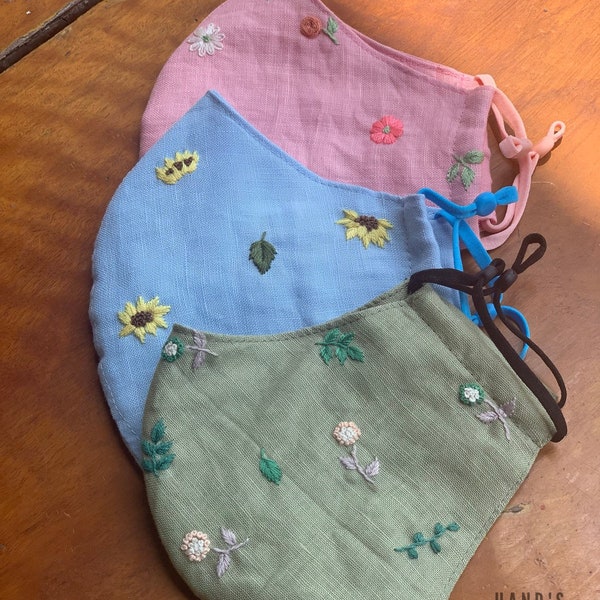 Face Mask Embroidery - Etsy