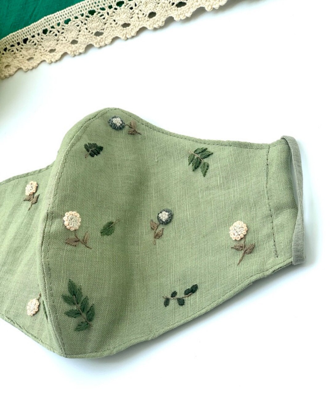 Embroidered Mask for Women, the Minimalist Masks Styles for Girl, Pure ...