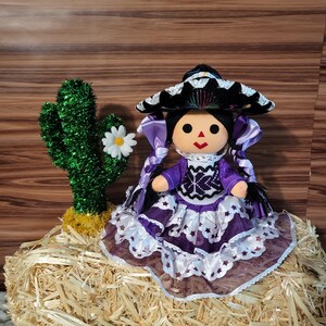 Lele Charrita Doll, Traditional Doll, Lele Charrita, Mexican Doll ...