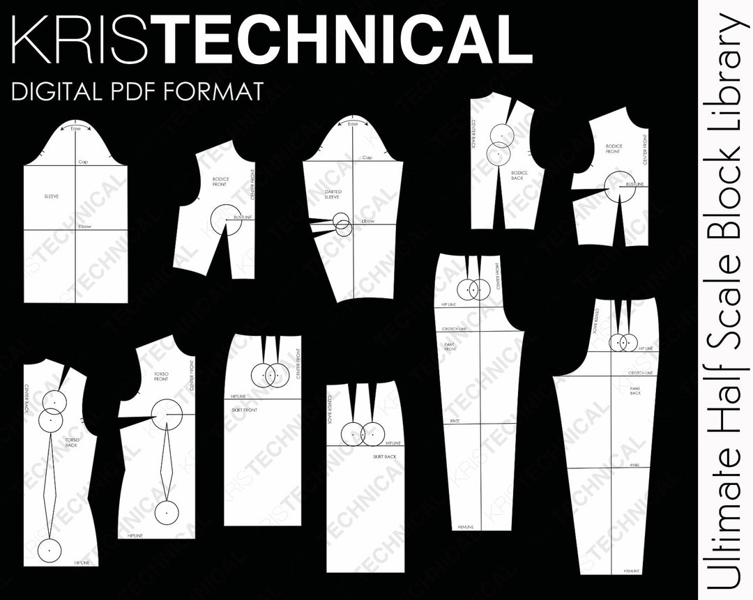 Ultimate Half Scale Block Library - Etsy