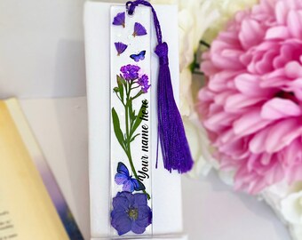 Purple Bookmark | Etsy