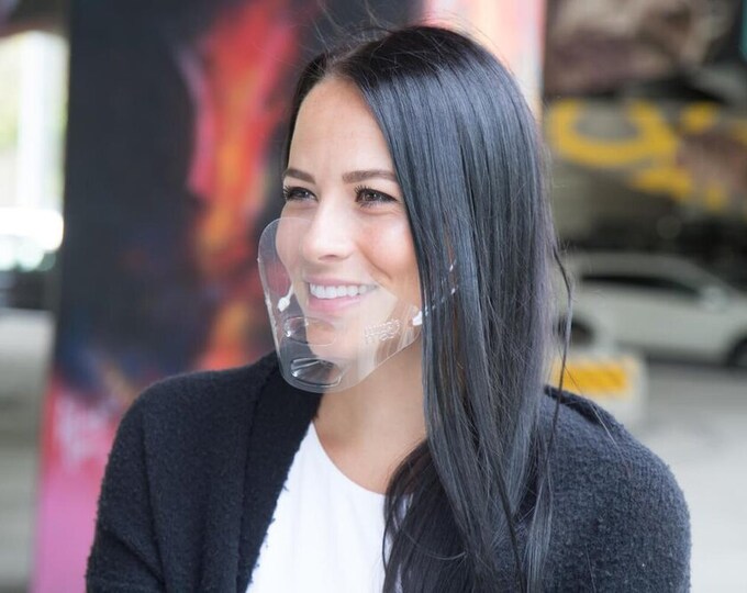 10 Pack Clear Transparent Face Masks Fast Shipping Teachers Hospitality ...