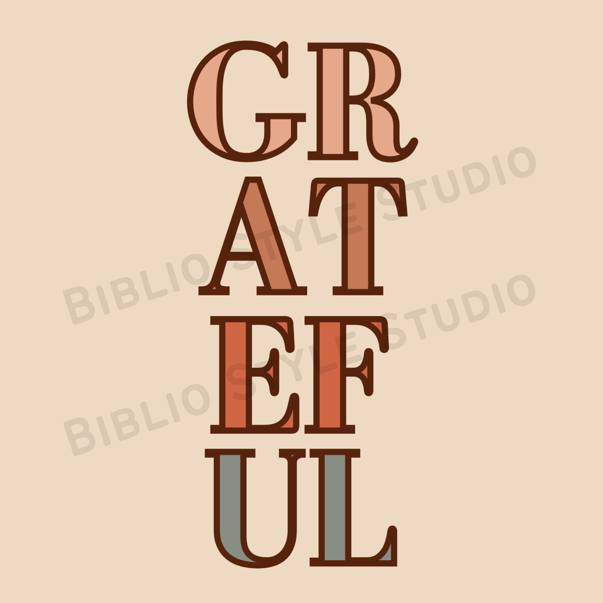 Grateful | Thanksgiving Printable | Printable Quotes | Digital Download ...