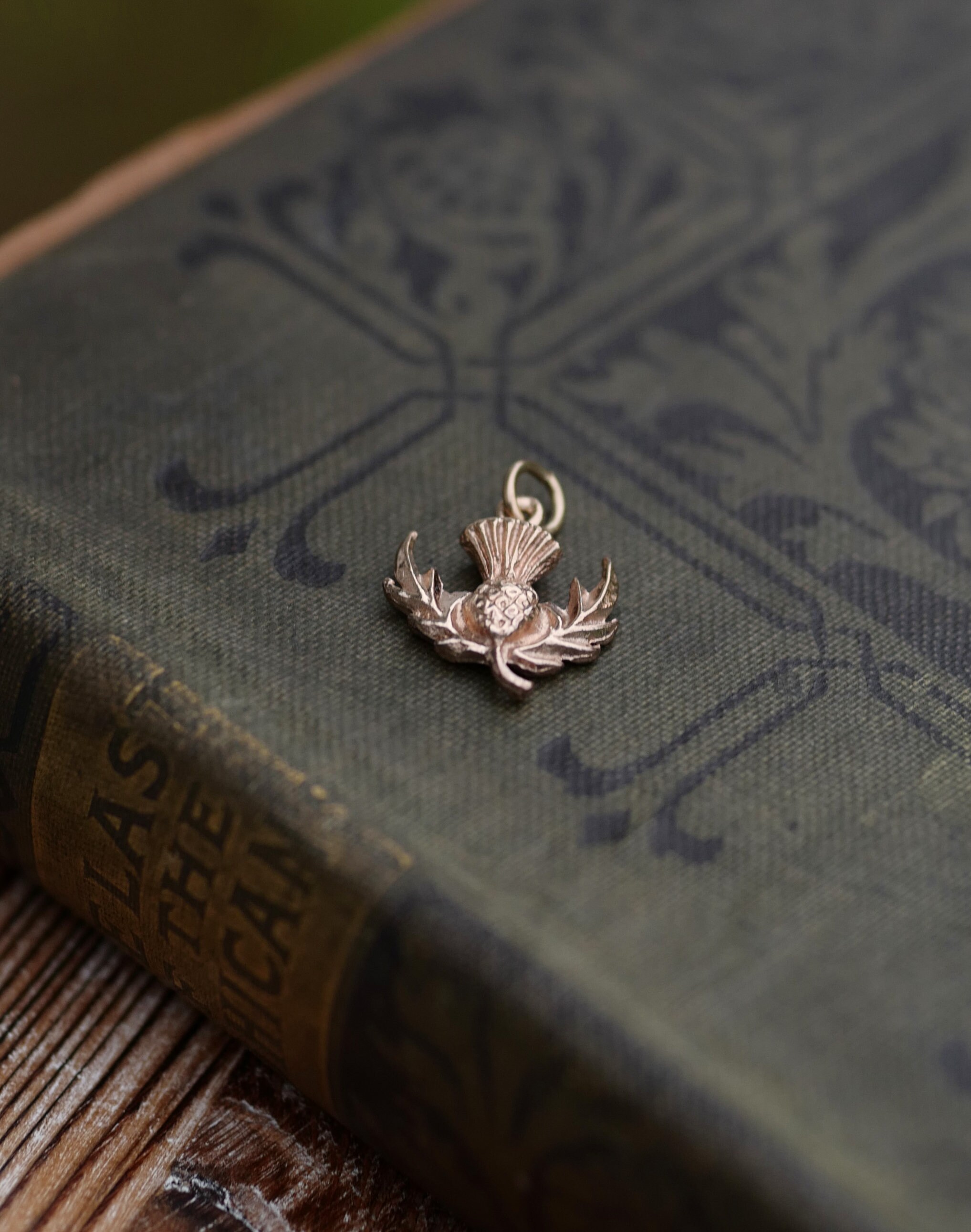 Vintage Scottish Thistle Charm British Hallmark Stamps 9K - Etsy