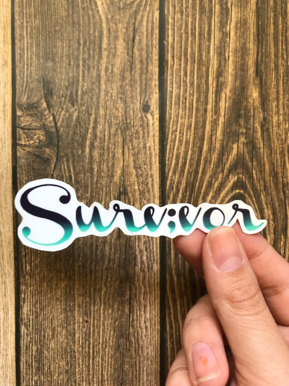 Survivor Sticker // Sexual Abuse Awareness Decals // Glossy - Etsy