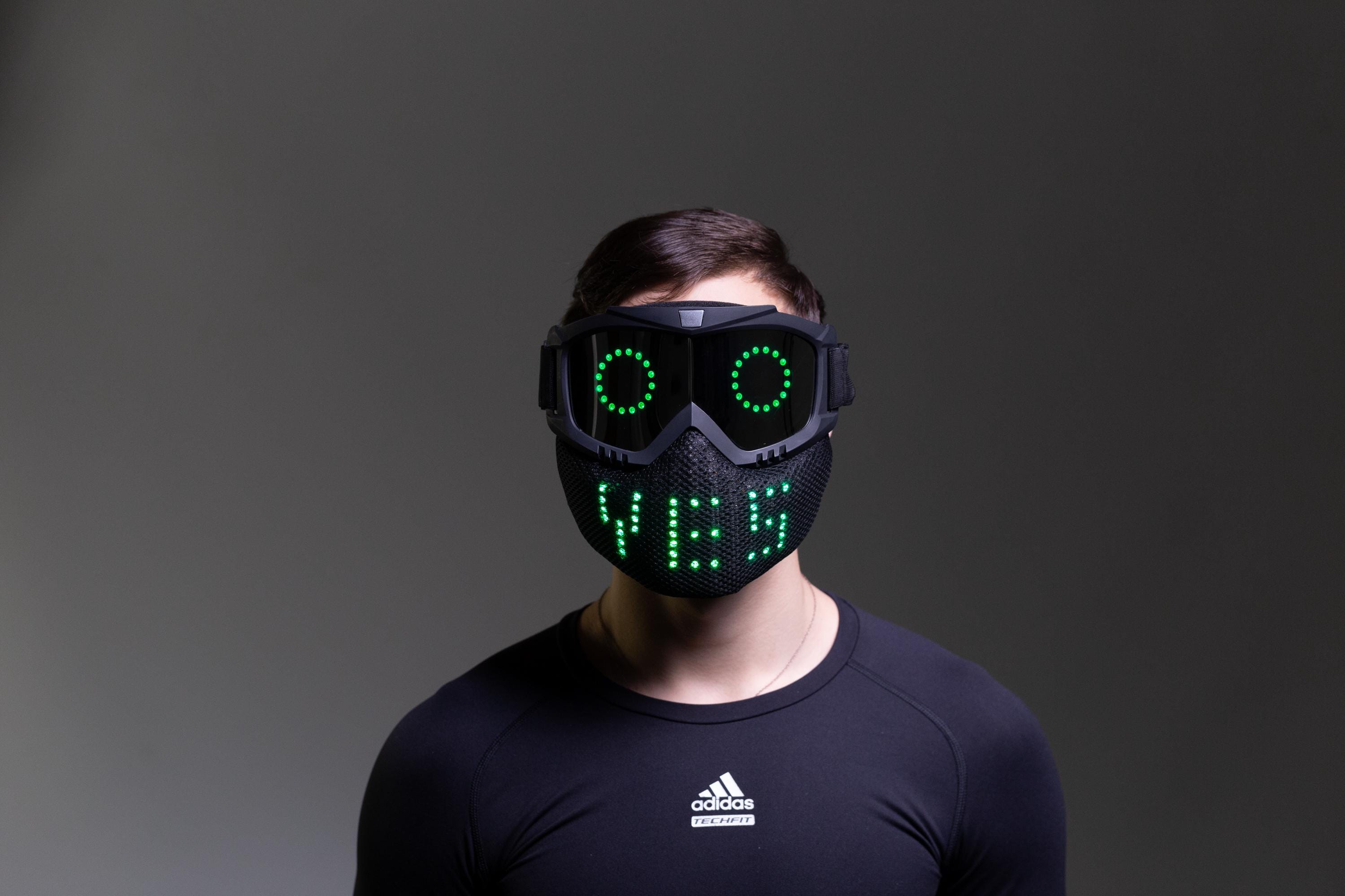 LED Mask With 40+ Animations & Emotions, Bluetooth-controlled ...