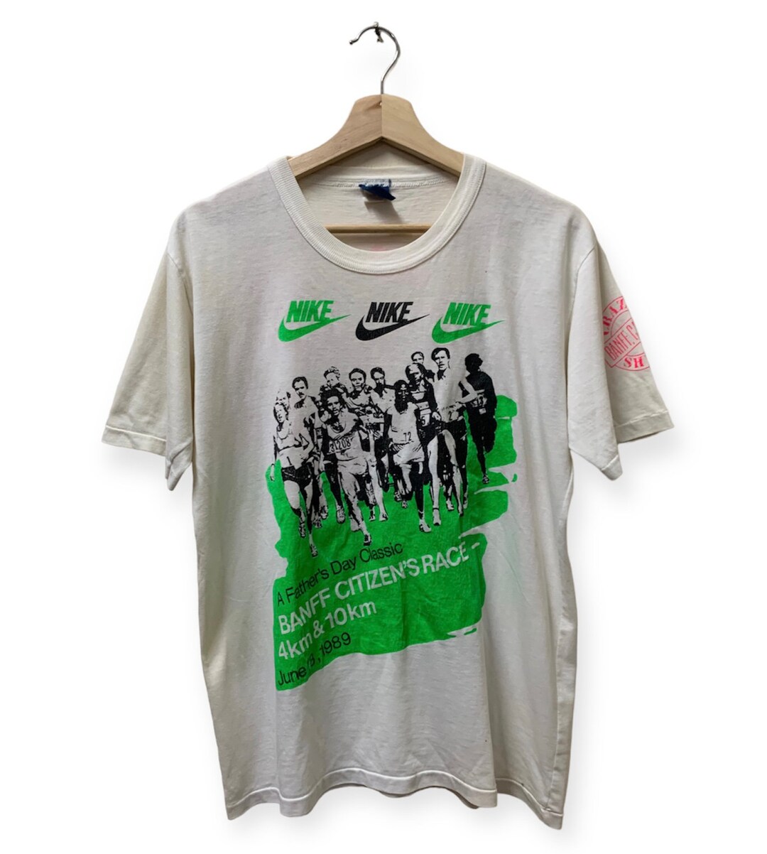 Vintage Nike Blue Tag 80s Fathers Day Marathon - Etsy