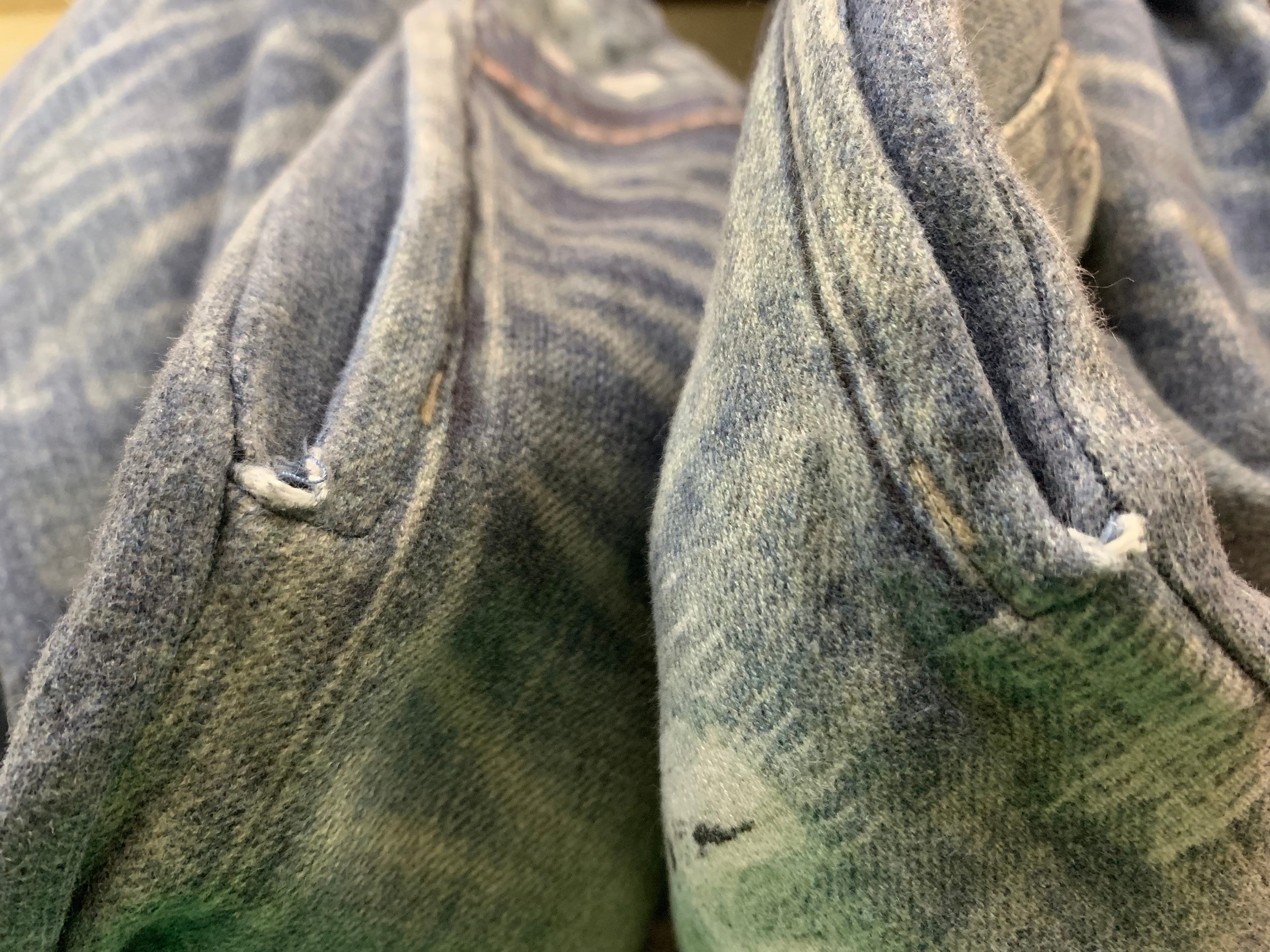 Hysteric Glamour Fake Jeans Sweatpants - Etsy