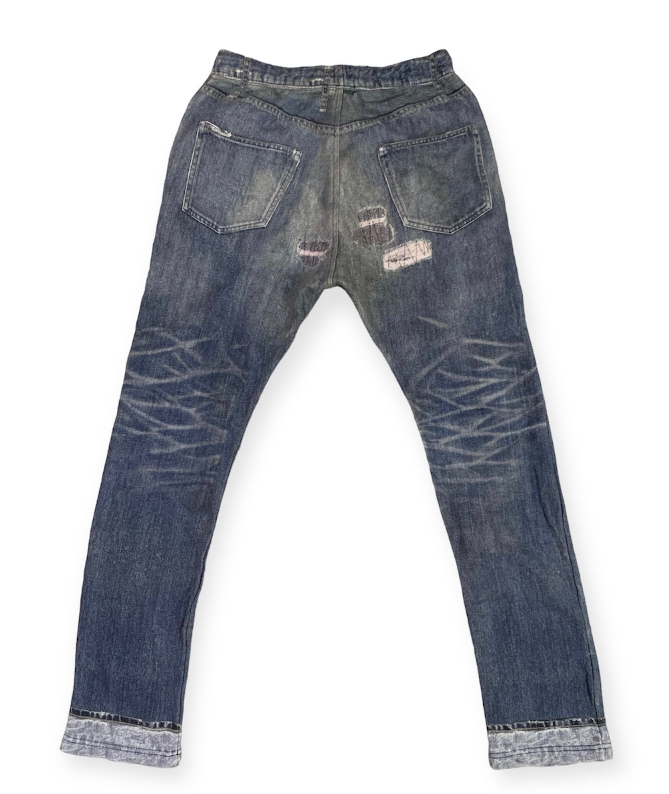 Hysteric Glamour Fake Jeans Sweatpants - Etsy