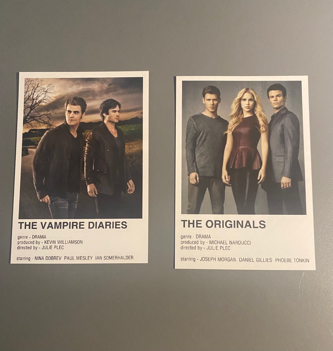 TVD Characters/show Polaroid Style Pictures - Etsy