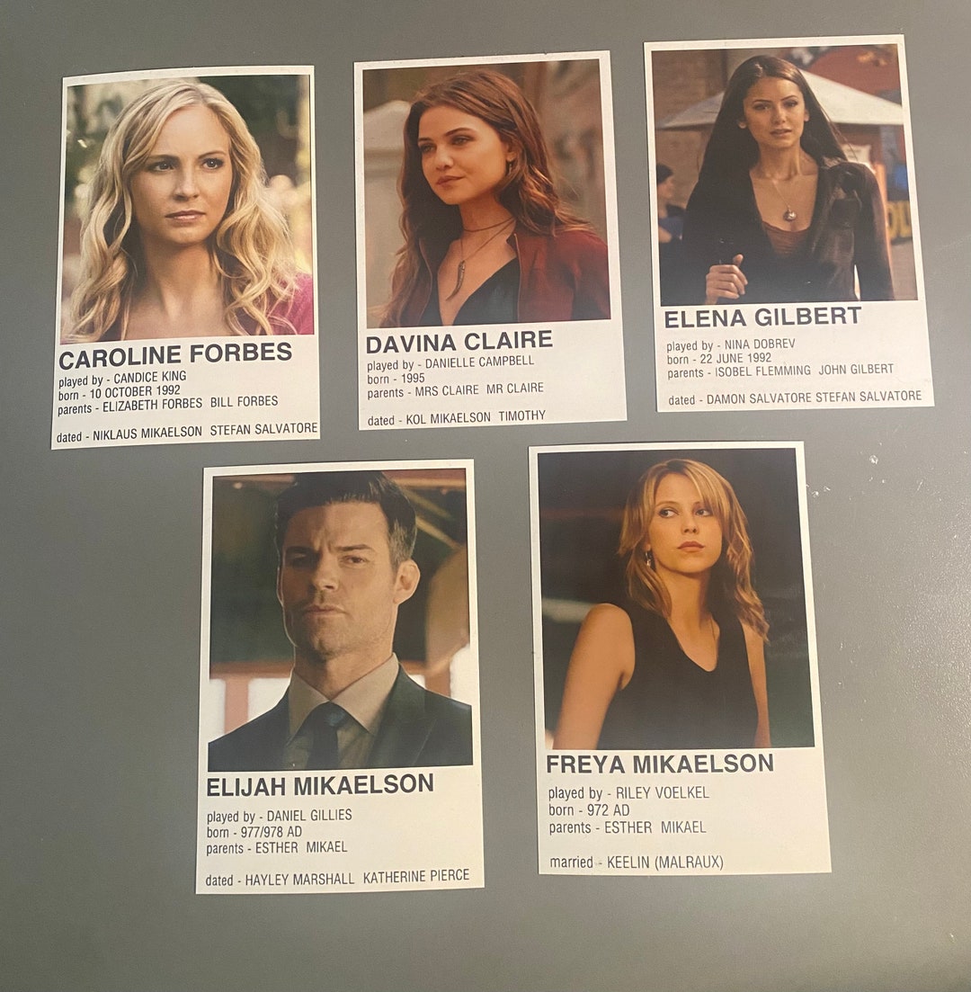 TVD Characters/show Polaroid Style Pictures - Etsy
