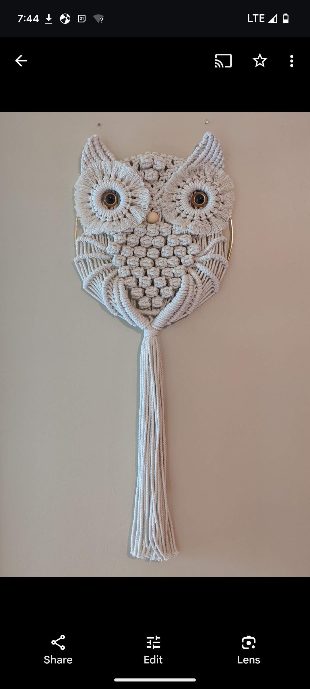 Macrame Owl - Etsy