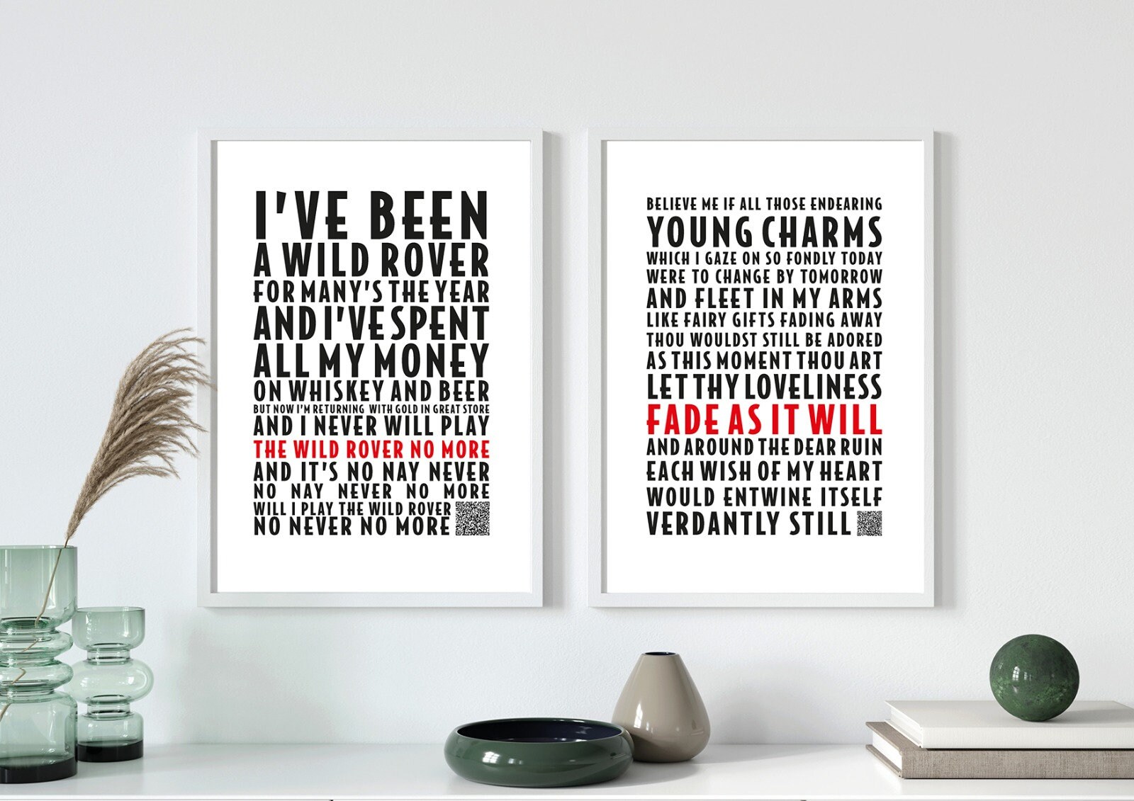 The Wild Rover Lyrics Print / The Wild Rover Song Poster / Irish Song ...