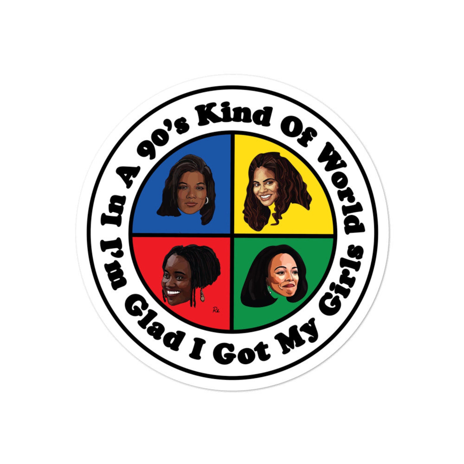 Living Single Sticker - Etsy