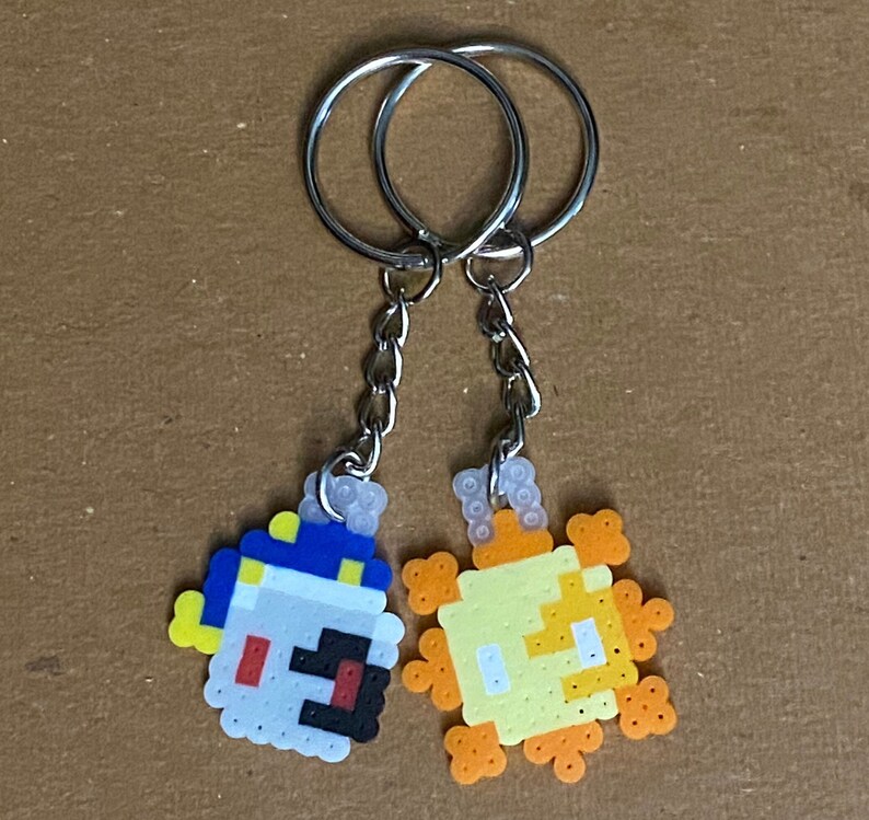 Five Nights at Freddy's Security Breach Inspired Keychains and Earrings ...