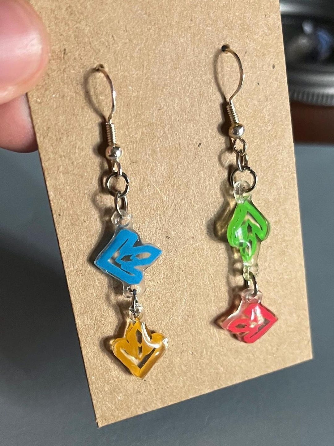 Dance Dance Revolution DDR Game Arrows Inspired Dangly Colorful ...