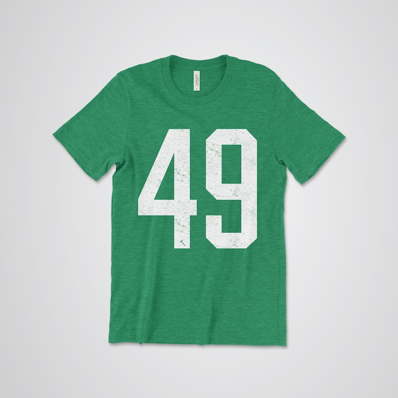 Charlotte Number 49 Tee Shirt | Graphic Tee | Vintage Tailgate | Cotton ...
