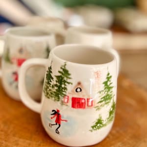 Ceramic Roller-skate Christmas Mug - Etsy Canada