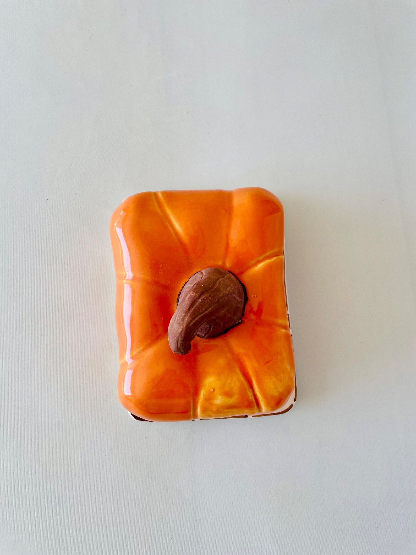 Handmade Ceramic Pumpkin Butter Plate - Etsy