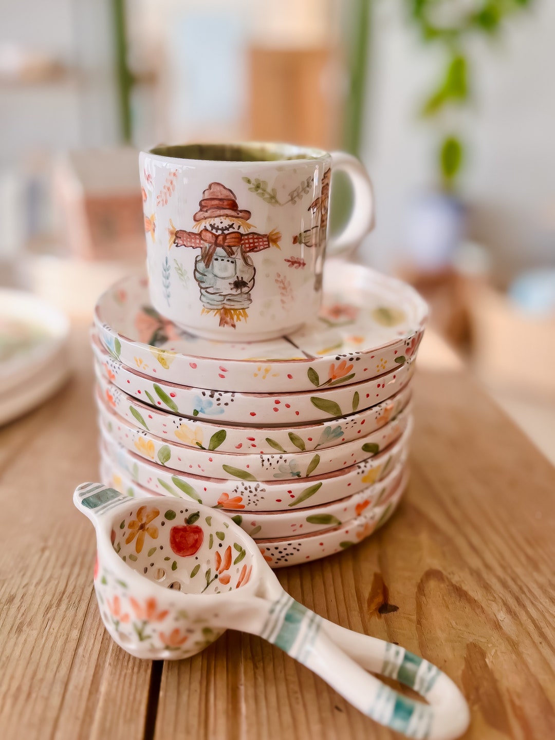 Handmade Ceramic Strawman Mug, Coffee Cup - Etsy
