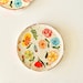 Handmade Ceramic Plate With Flower Design - Etsy UK